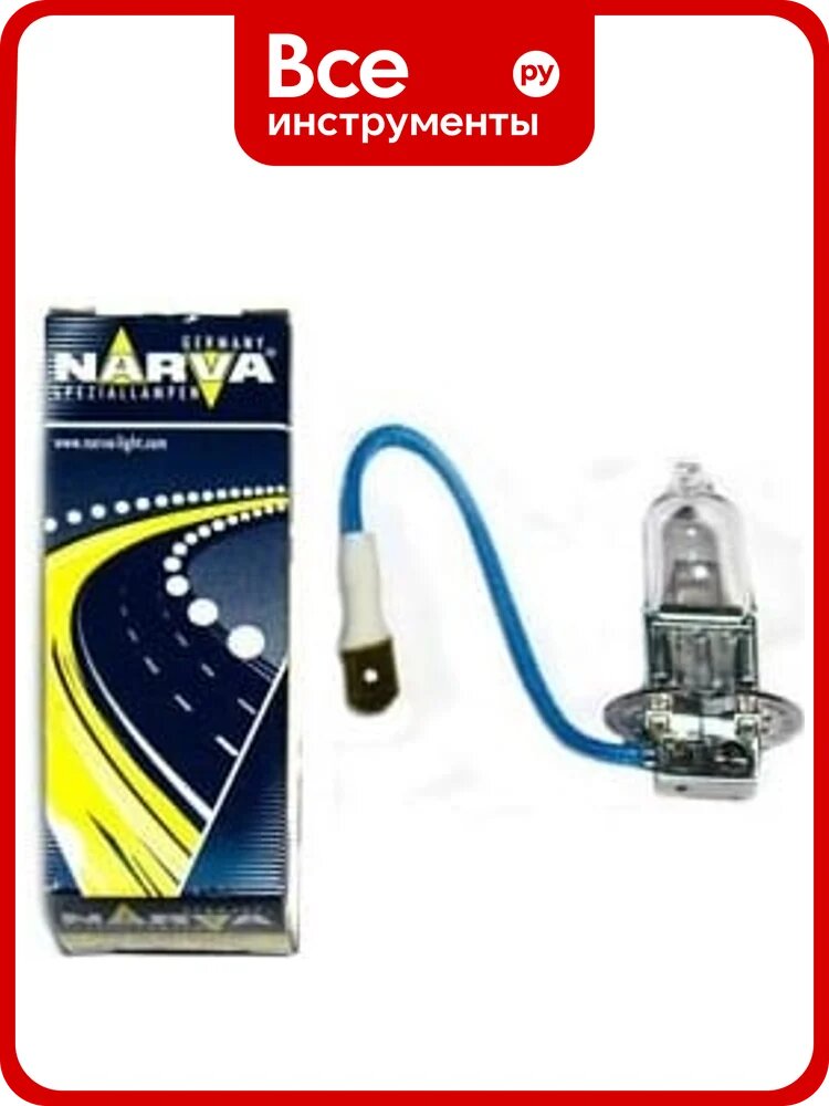 Автолампа NARVA H3 55 PK22s 12V 1 10 100 HIT 483213000