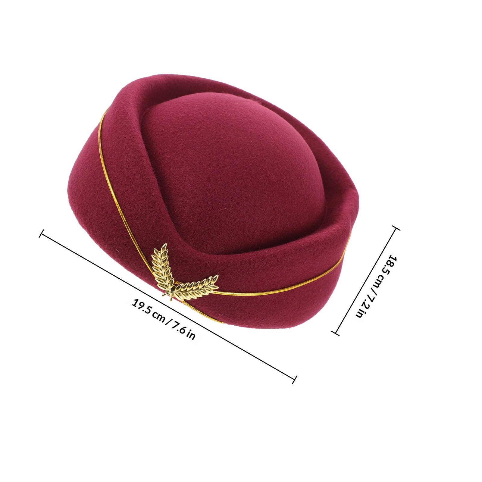 Шапка авиадиспетчера для театральных постановок 19.50x18.50x9.00cm