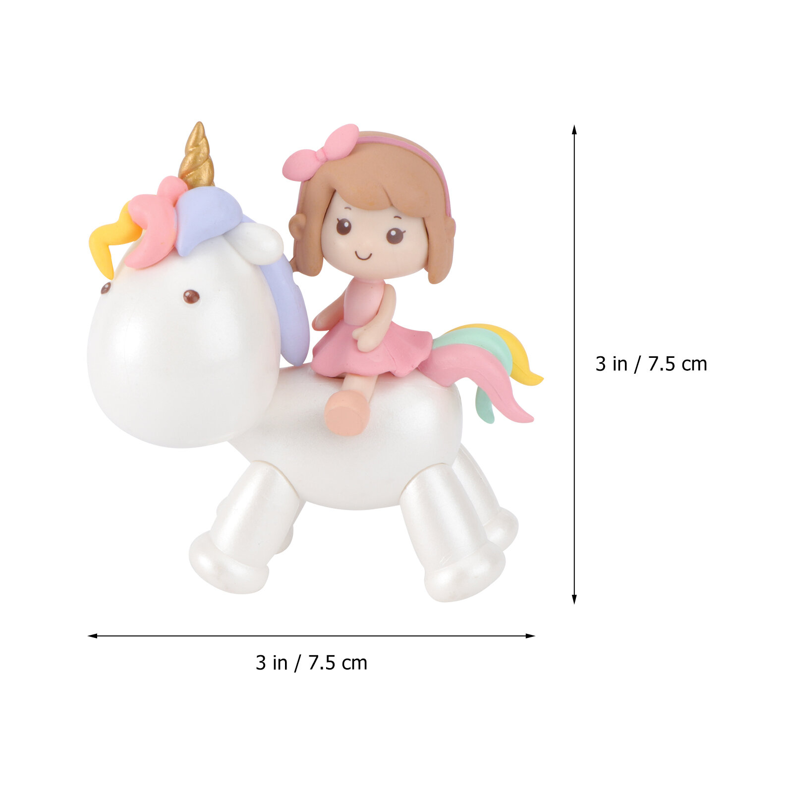 Lovely Cake Decoration В Forme De Licorne Создайте Уникальный Дизайн Праздничного Торта 7 5x7 5cm