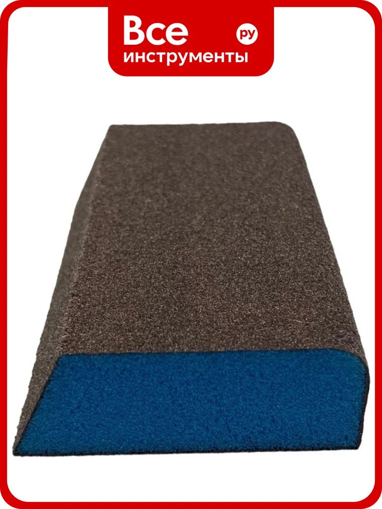 Губка шлифовальная S-ABRASIVE 4-сторонняя, комбинированная, 98x69x26 мм, P80, 10 шт Сегмент-Абразив 4673761445098