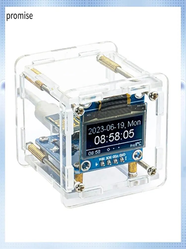 DIY Weather Clock Kit Module Internet Of Things There Tratemy Temptyment И Влажность Практика Пайки.