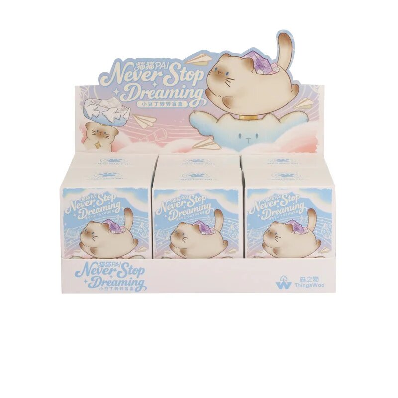 Коллекционная фигурка Dreamy Cat Pai от 52TOYS A set of 6 pcs