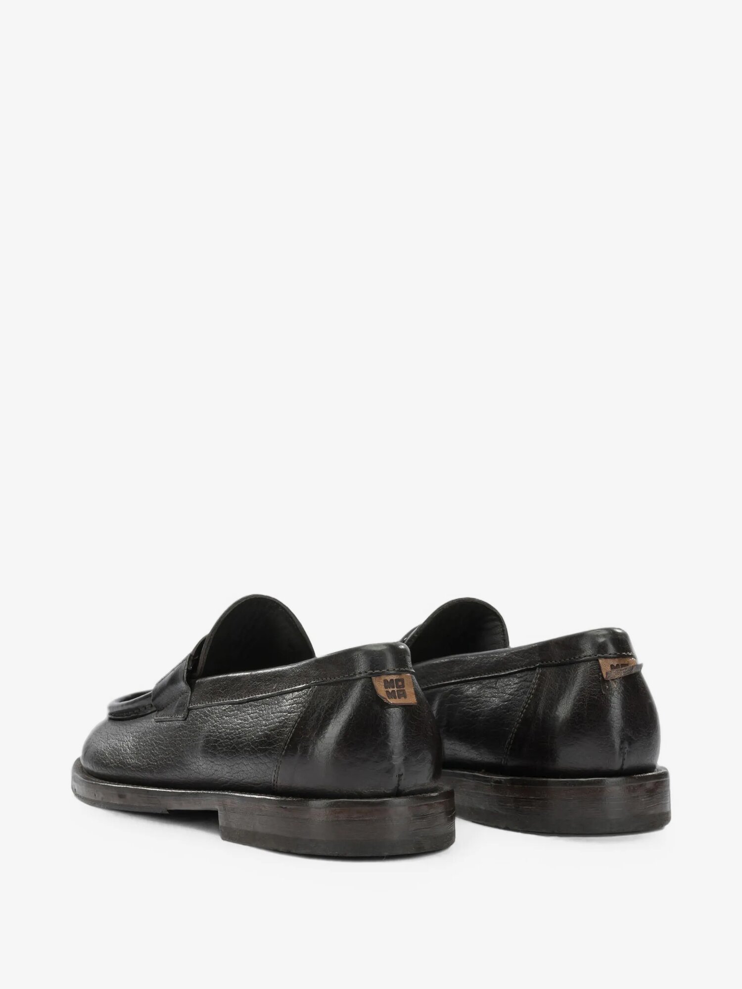 Лоферы MOMA Leather loafers, размер 40, черный — фото 1
