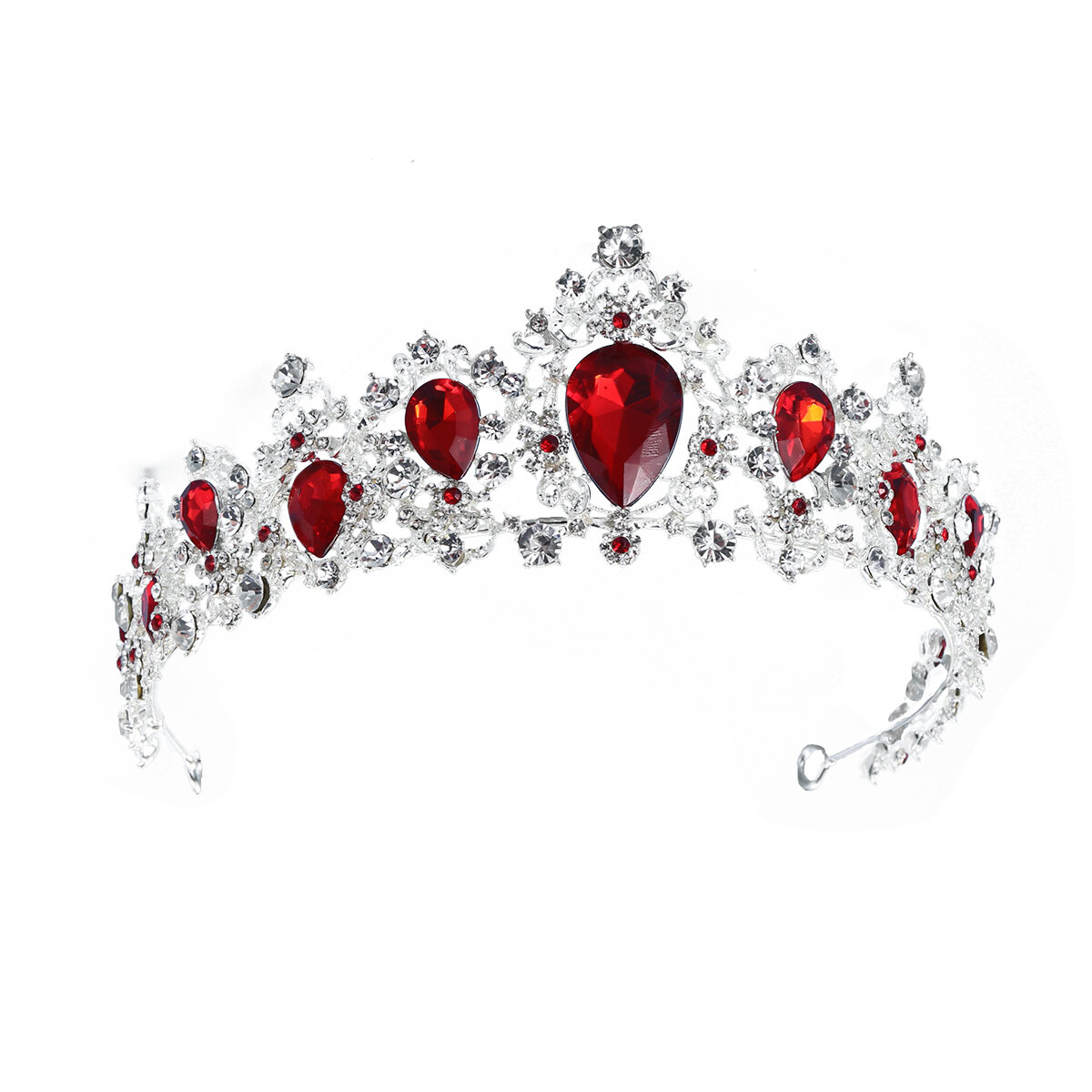 Свадебная Корона Minkissy Royal Crystal Тиара Для Венчания И Праздников 15.00X11.00X6.00Cm