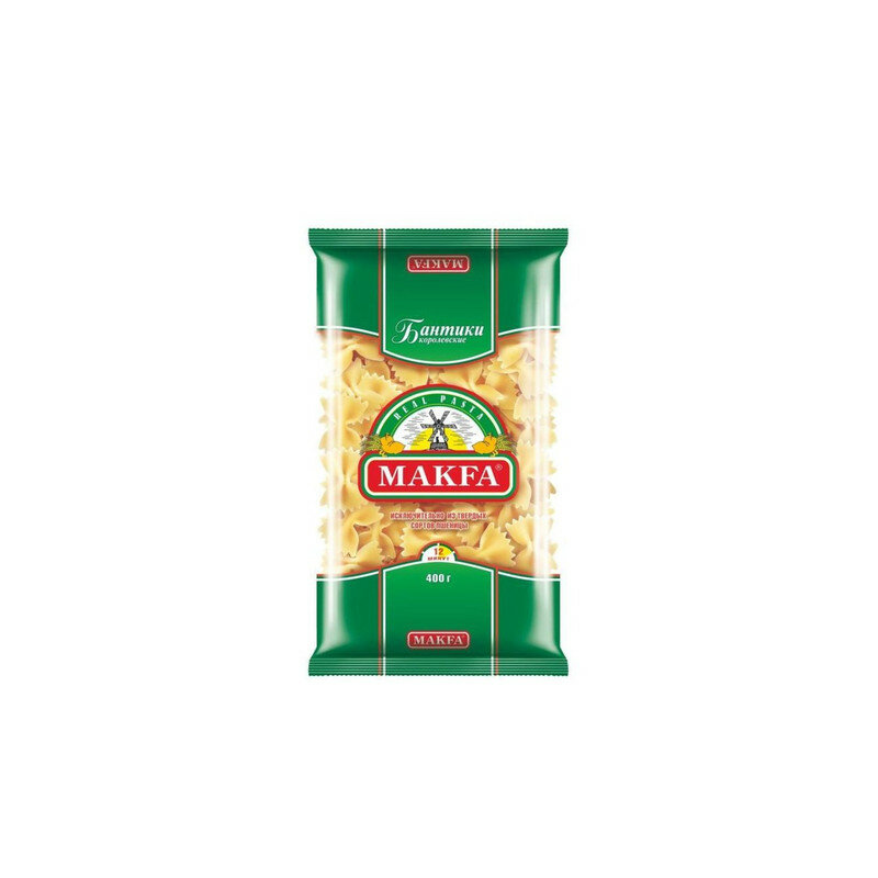 Makfa Макаронные изделия Бантики, 400 гр.
