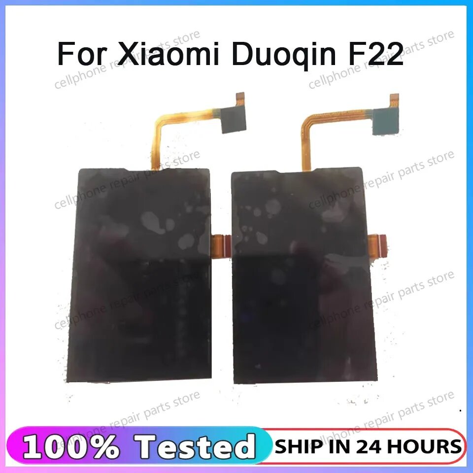Для Xiaomi Duoqin F22 Pro: ЖК-дисплей, сенсорный экран, стеклянная панель, датчик, полный F22 Black