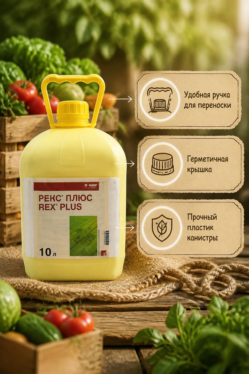 Фунгицид Рекс Плюс СЭ от болезней зерновых и свёклы 10 л Рекс Плюс СЭ_10л•Фунгициды