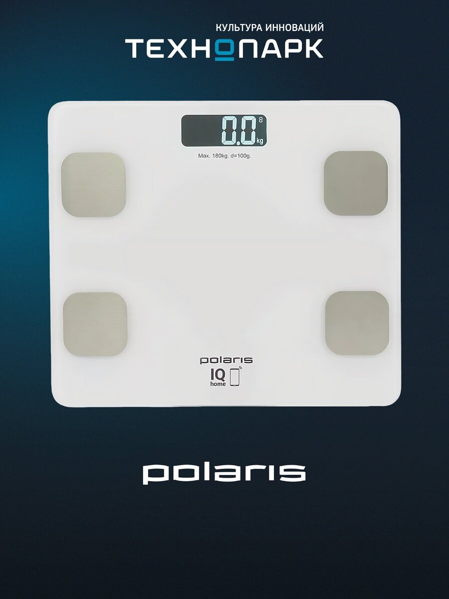 Напольные весы Polaris PWS 1894 IQ Home белый