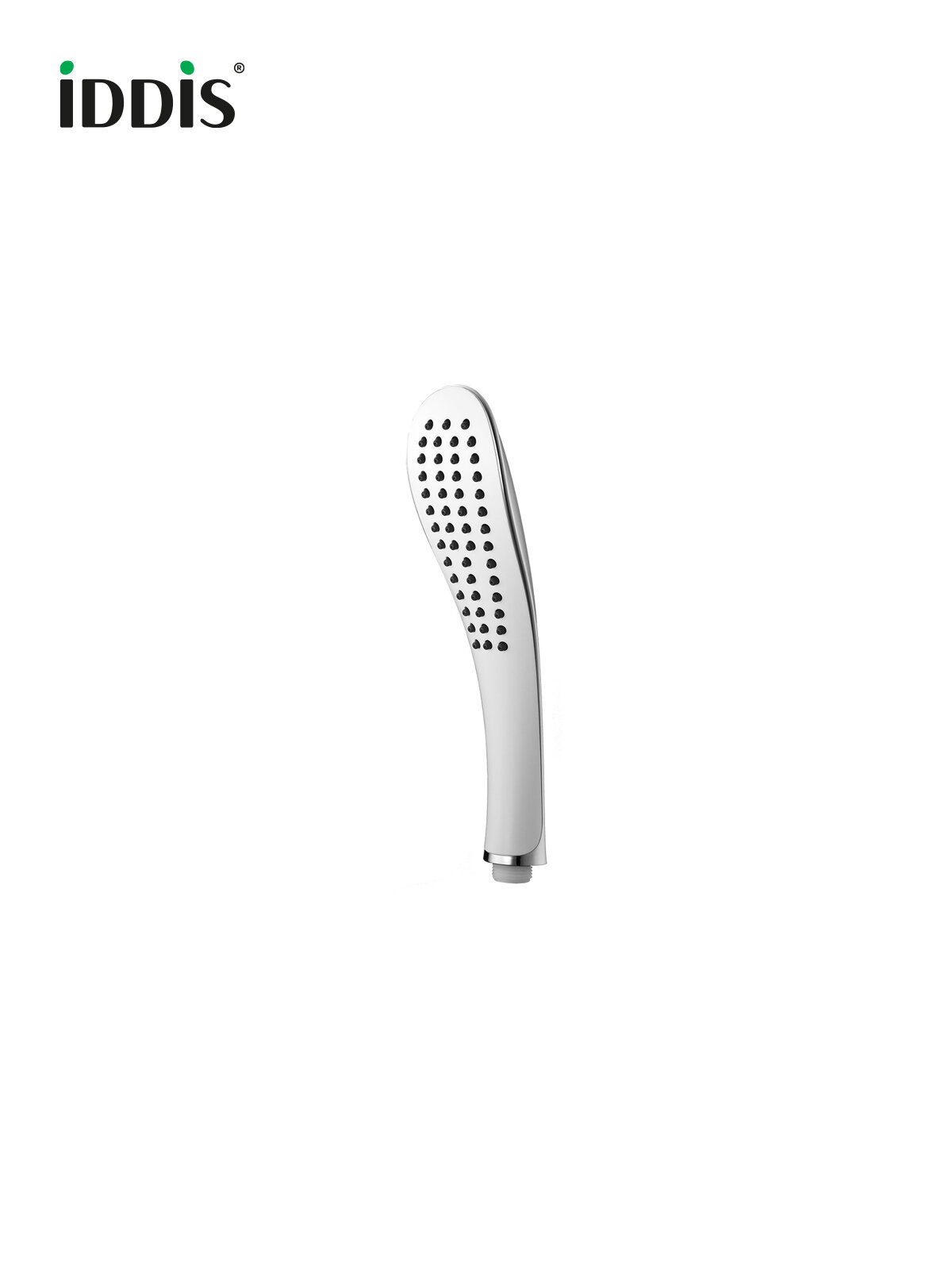 Лейка для душа IDDIS Оптима Хоум (Optima Home) 0201F00I18 белая с хромом 1 режим