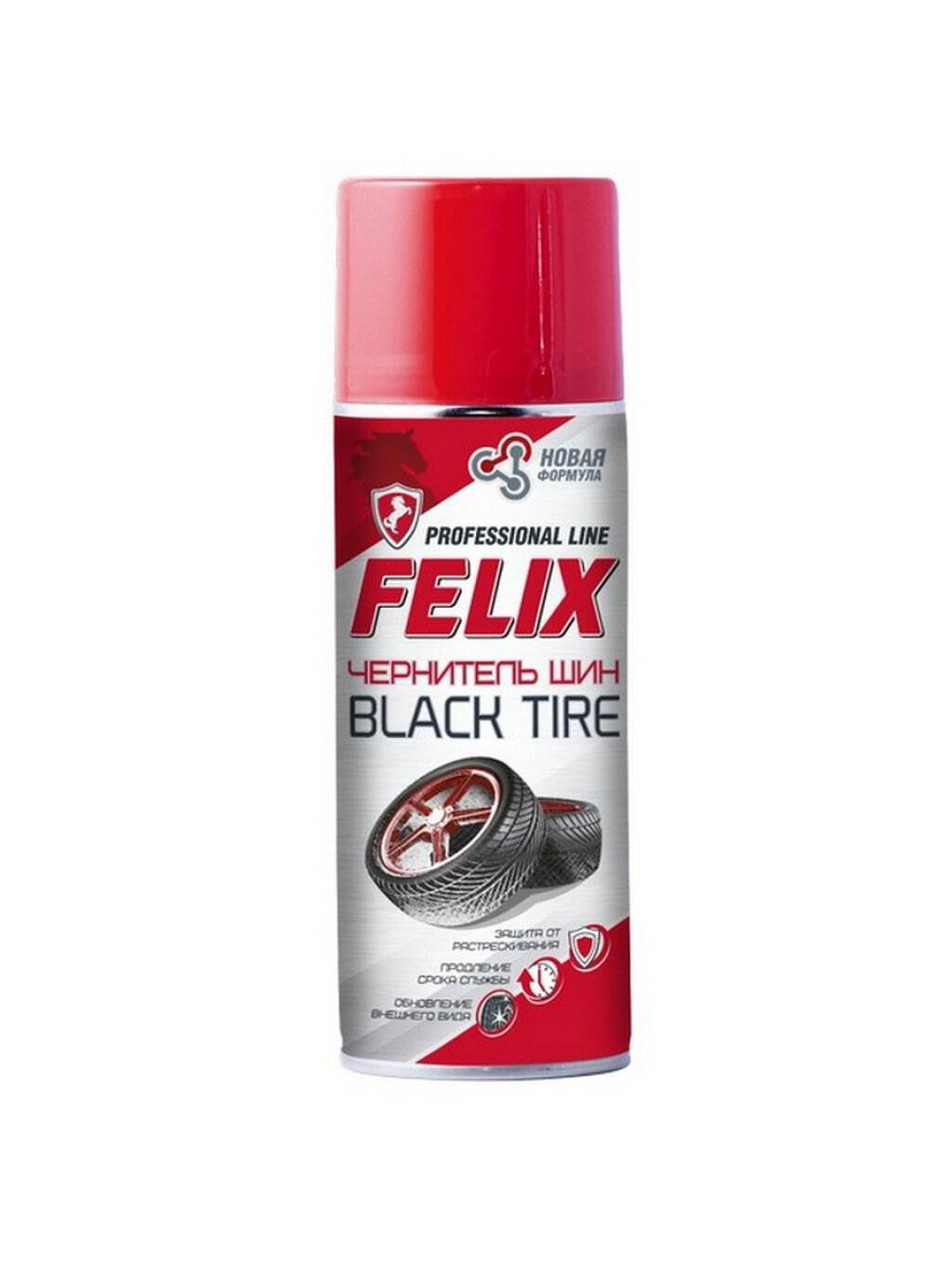 Чернитель шин Felix аэрозоль 520 мл