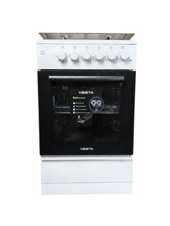 Плита комбинированная Valencia VGE 5010-E Белый конв. VD
