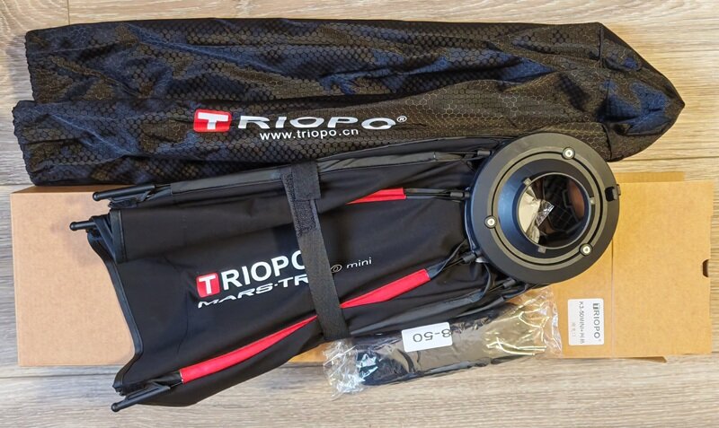 Софтбокс Triopo MARS TR50 Mini октобокс с сотами, Mini Bowens