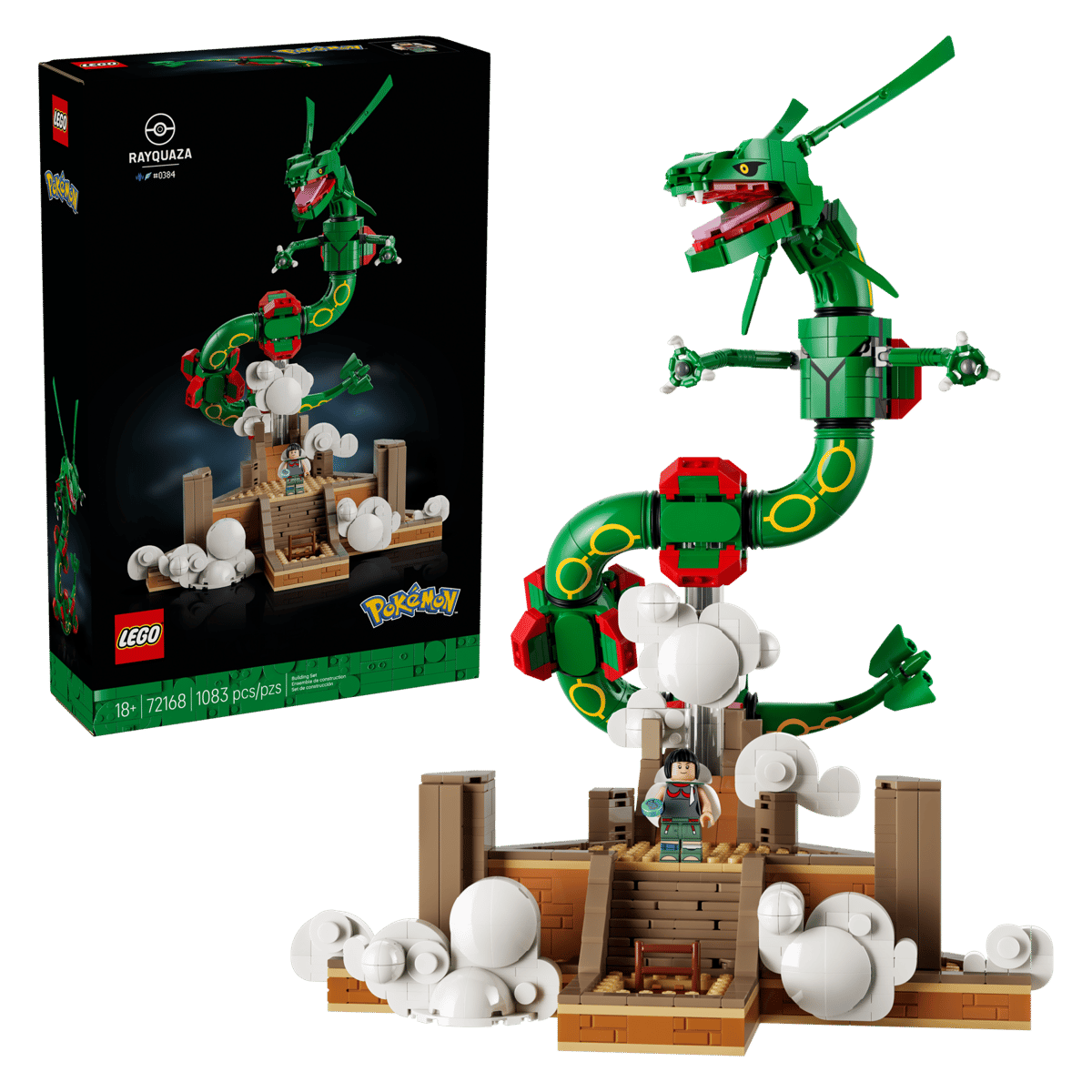 Конструктор LEGO Pokemon Райкуаза 72168, 1083 детали, от 18 лет