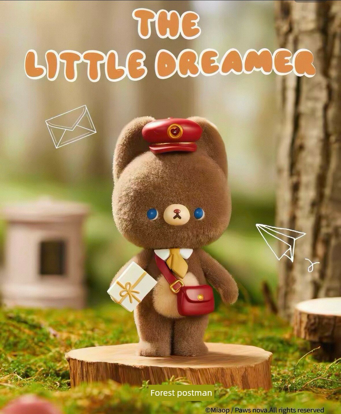 Фигурка MINISO Kumaru Little Dreamer Blind Box Лесной Почтальон Открытая Подтвержденная Коллекционная Игрушка