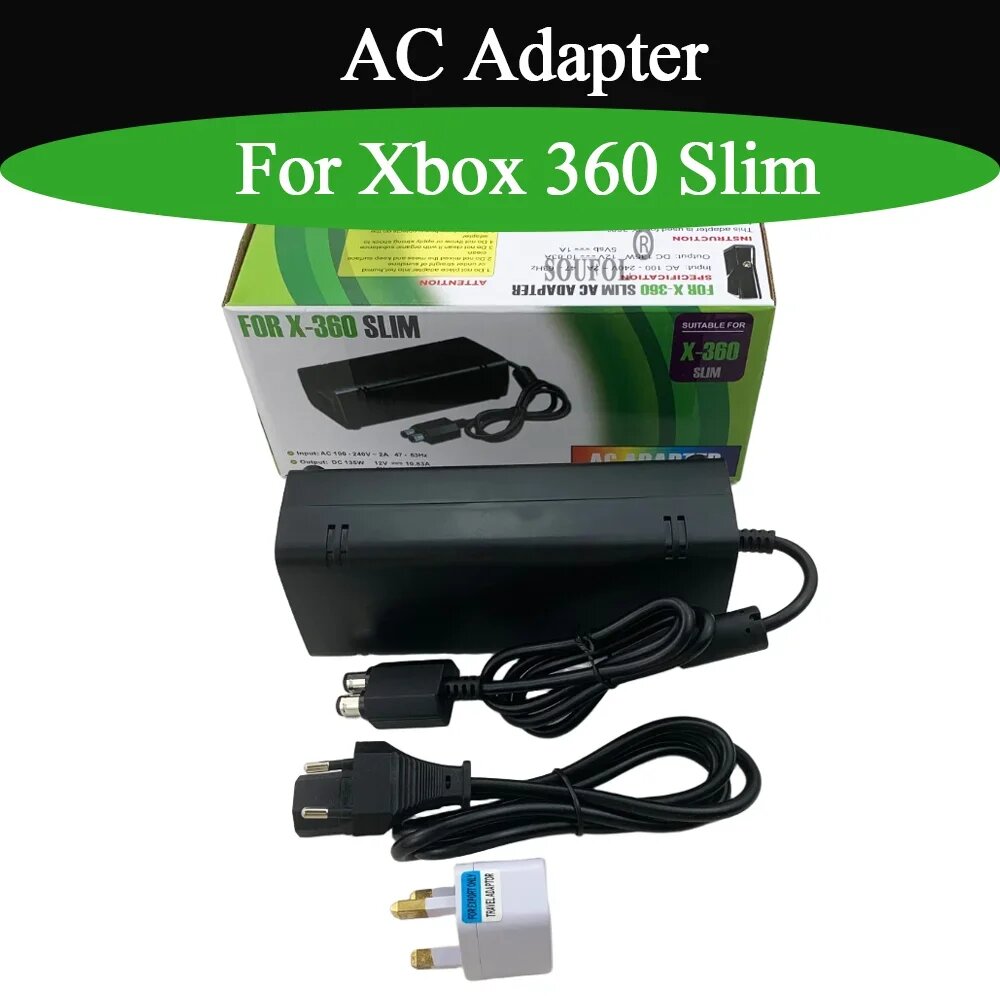 Блок питания для Xbox 360 Slim mbchips UK PLUG