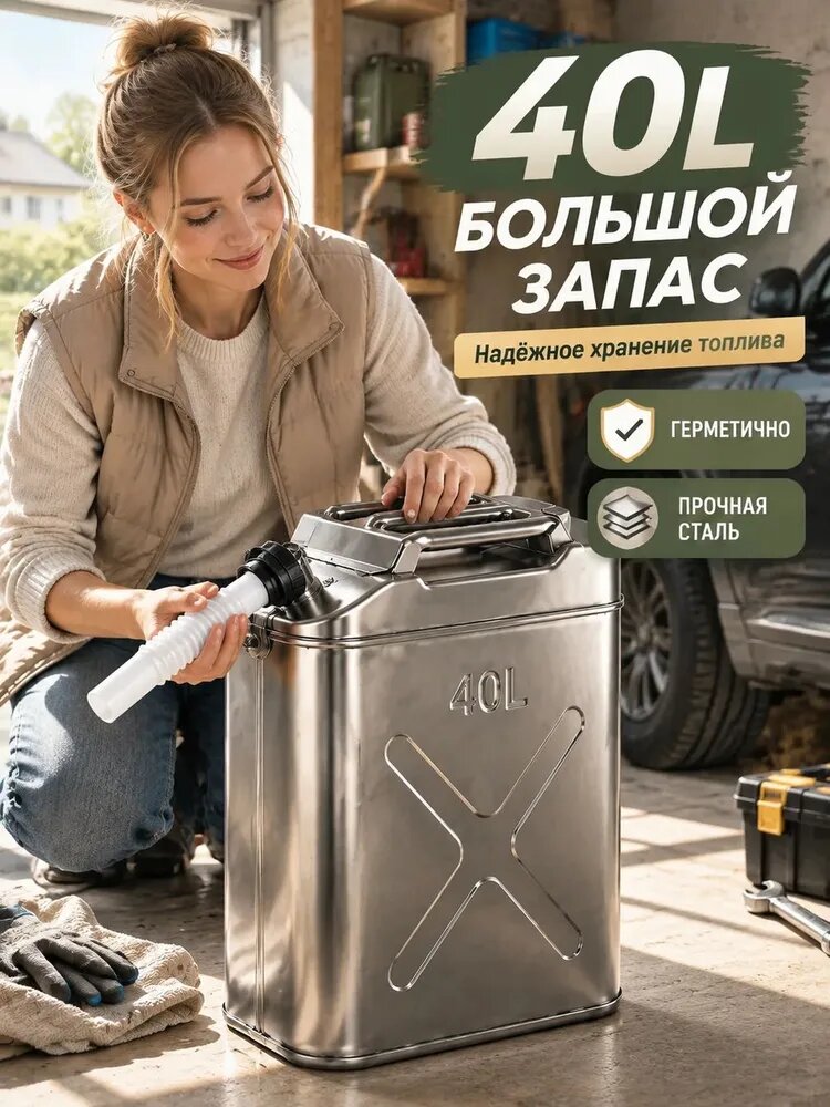 Канистра для ГСМ, 40.01 л