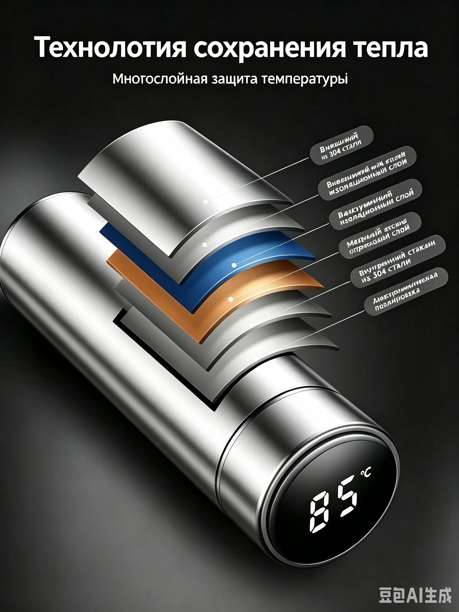 Термос 500мл — фото 1