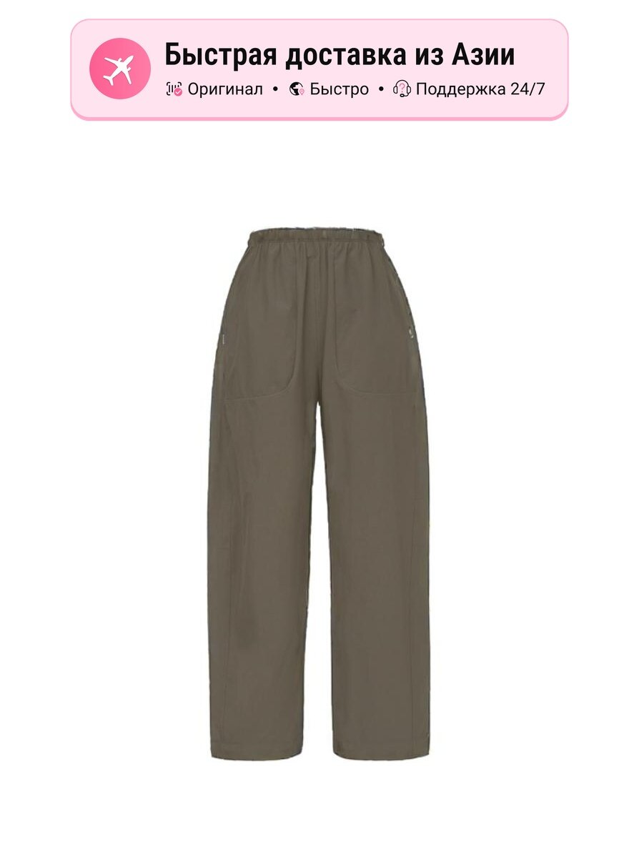 Брюки шаровары lululemon Lightweight Mid Rise Barrel Leg Cropped Pant