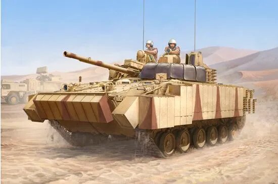 Trumpeter 1/35 Сборная модель БМП-3 армии ОАЭ с дополнительной броней