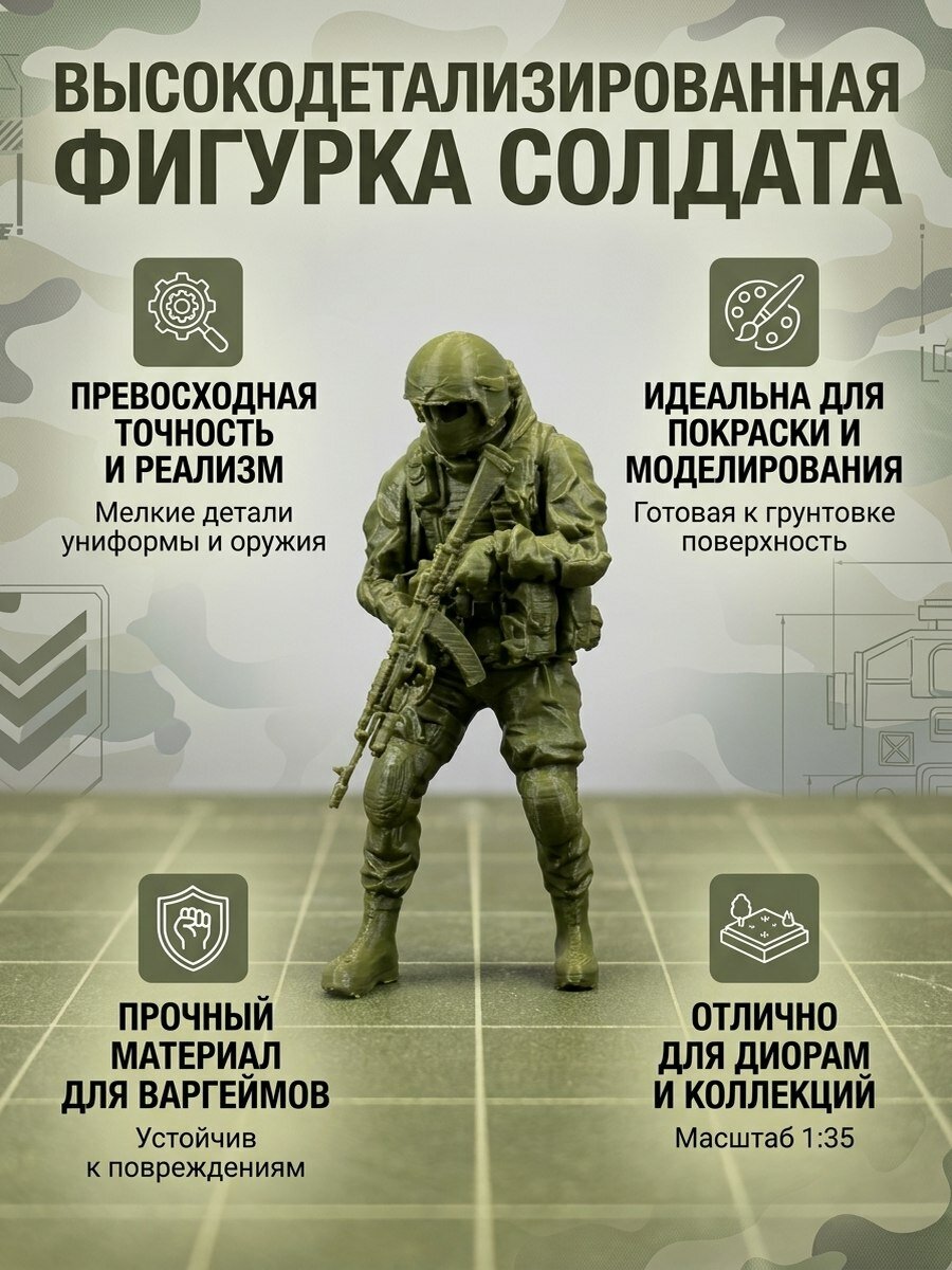Фигурка солдата спецназа