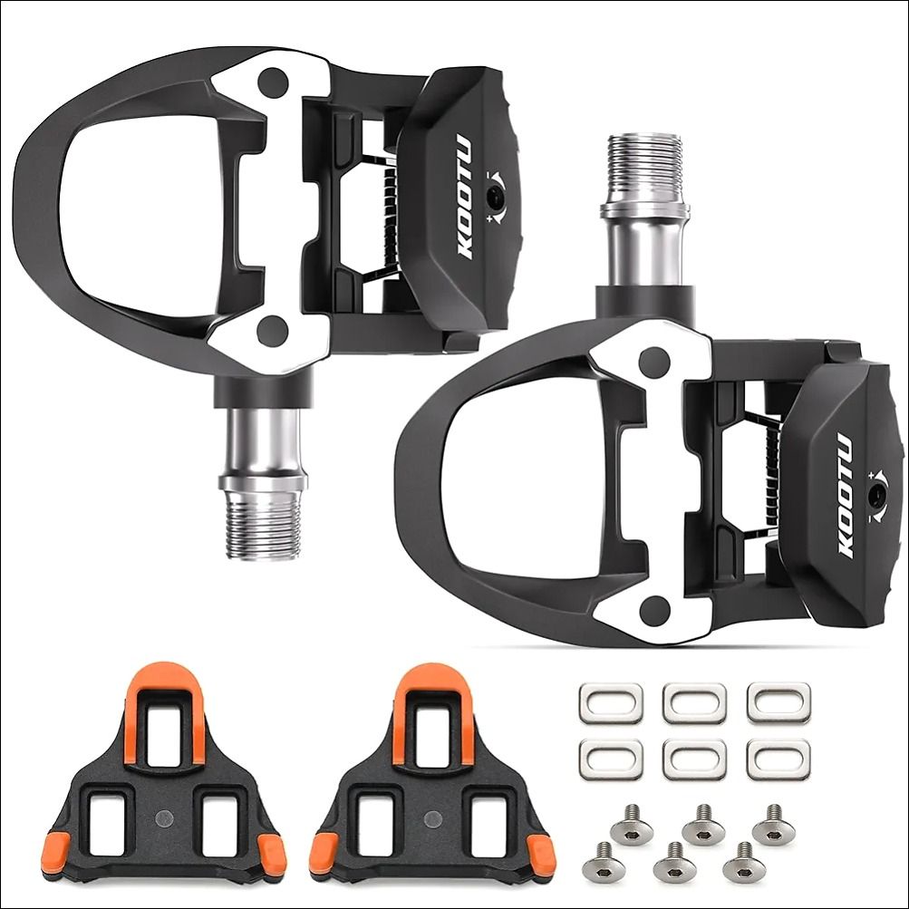 Педали с замком для шоссейного велосипеда для системы Shimano SPD SL