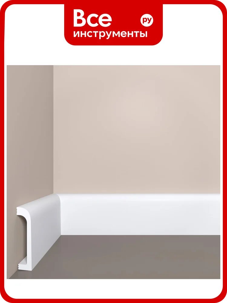 Напольный плинтус bello deco XPS П 16 80x19 мм 00-00106391