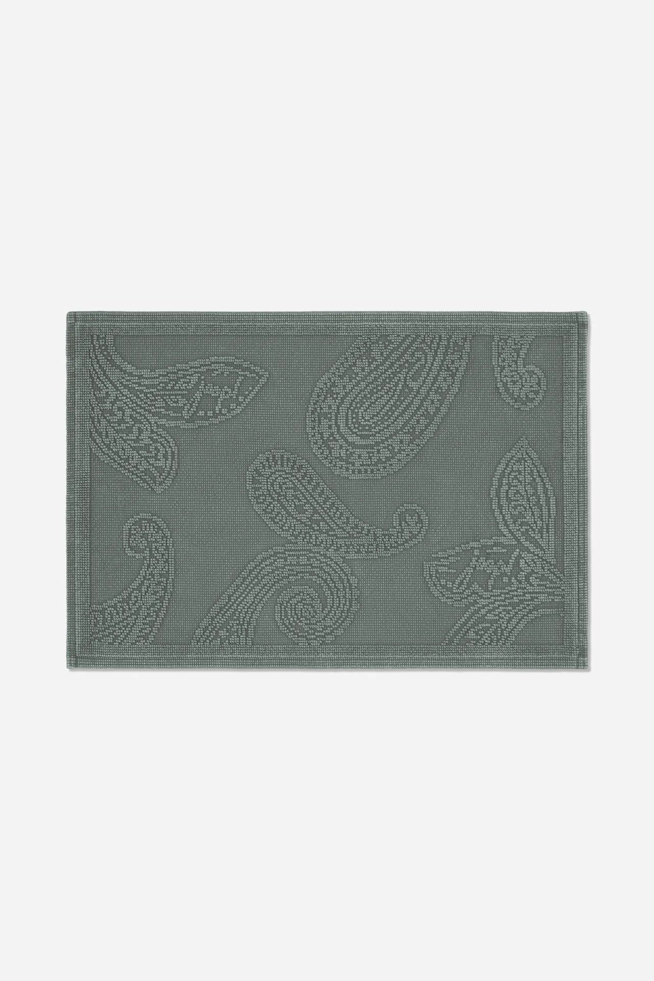 Коврик для ванной JOOP! PAISLEY, размер 60х90 см, хлопок, цвет зеленый - 80101037