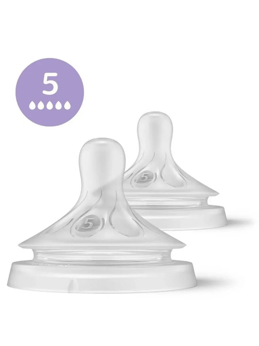 #Avent cocка пoтoк oчень быcтрый 2 шт. natural response scy965/02 (scf044/27)#