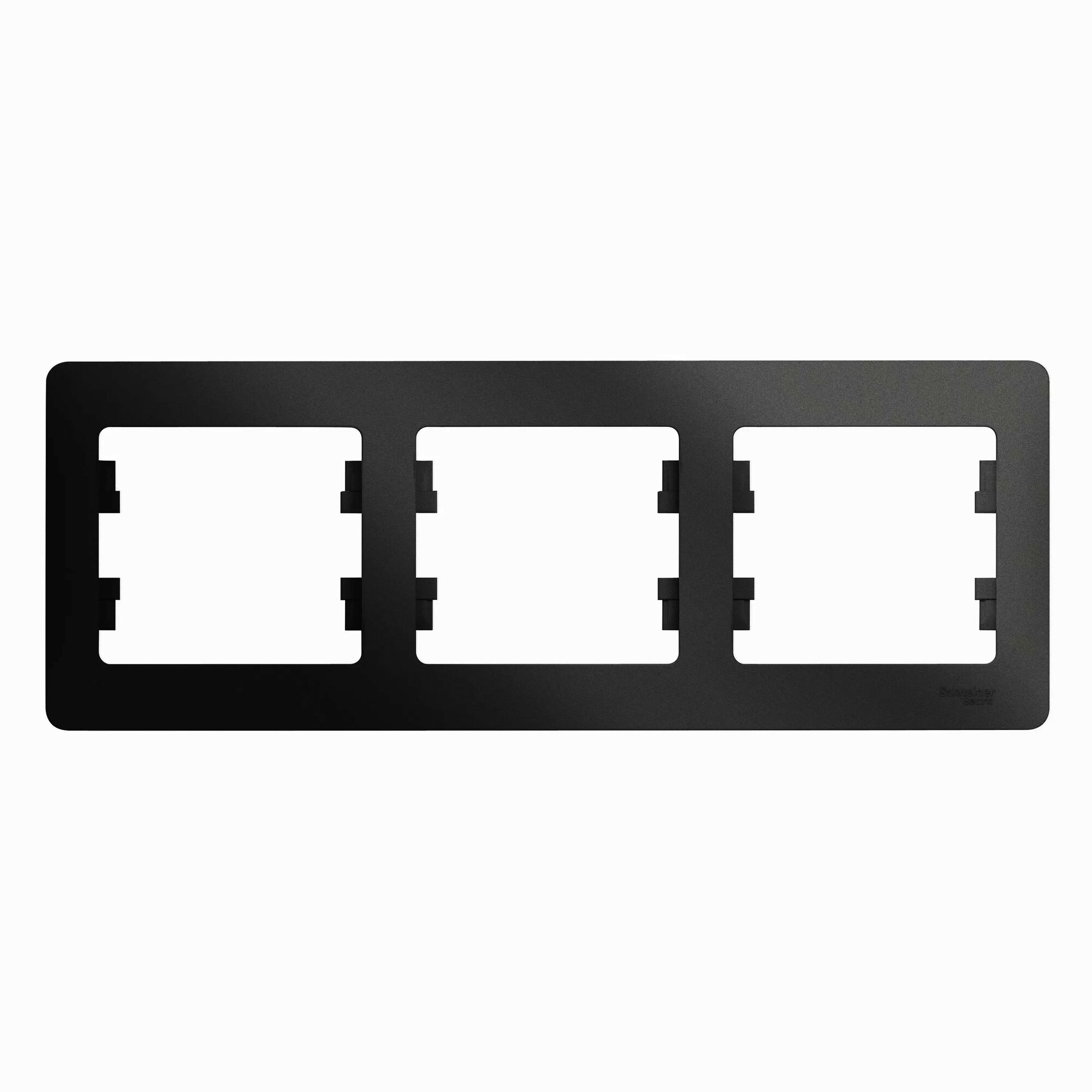 Рамка на 3 места антрацит Systeme Electric Glossa SE GSL000703