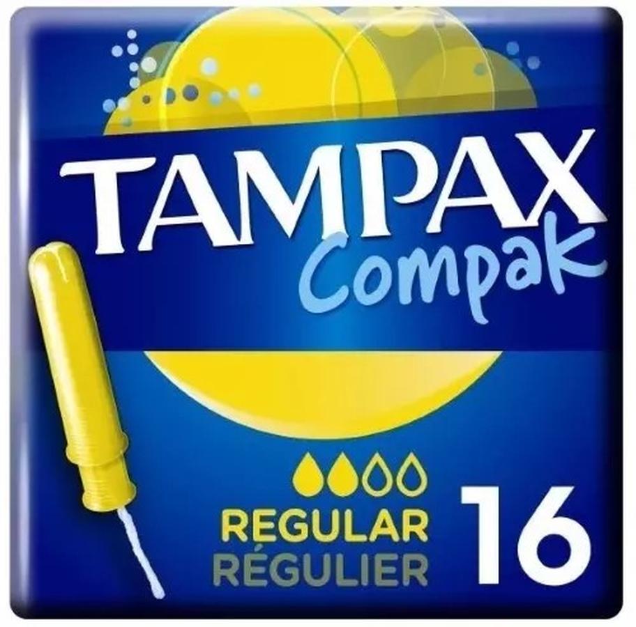 Тампоны гигенические TAMPAX Compak Regular 16 шт