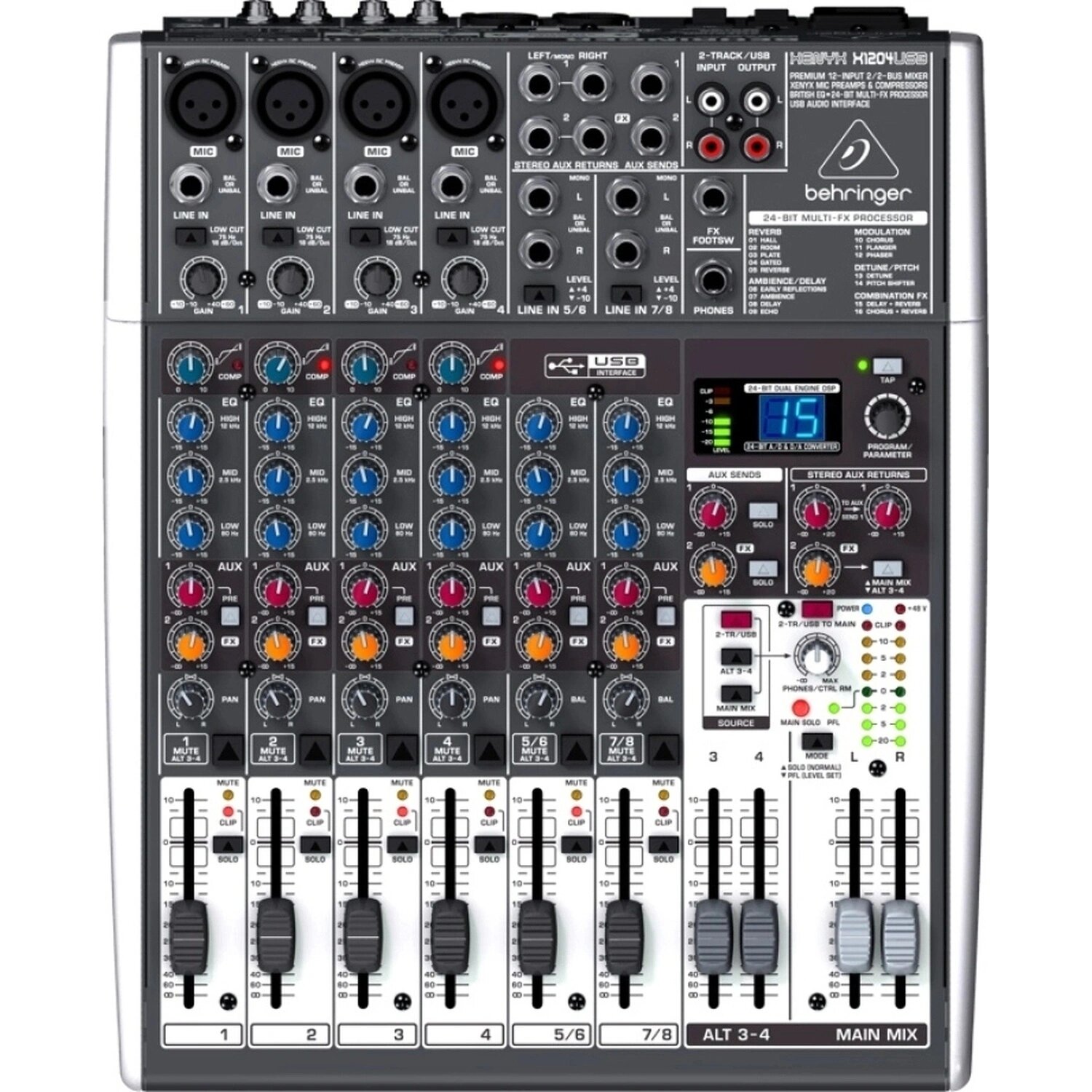 Behringer Микшерный пульт Behringer 1204USB