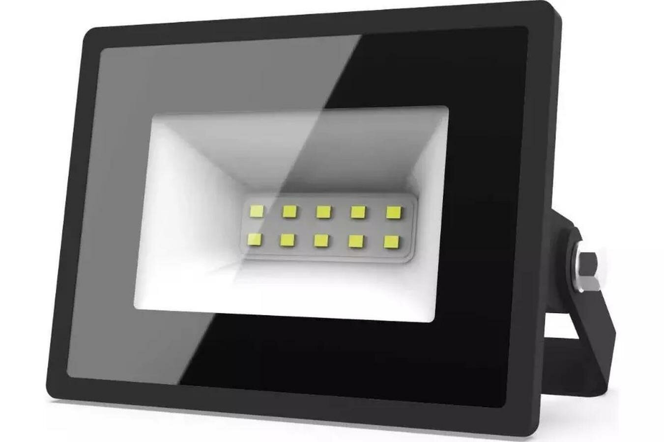 Прожектор светодиодный 10Вт 4000К IP65 черный Gauss Elementary 613100210