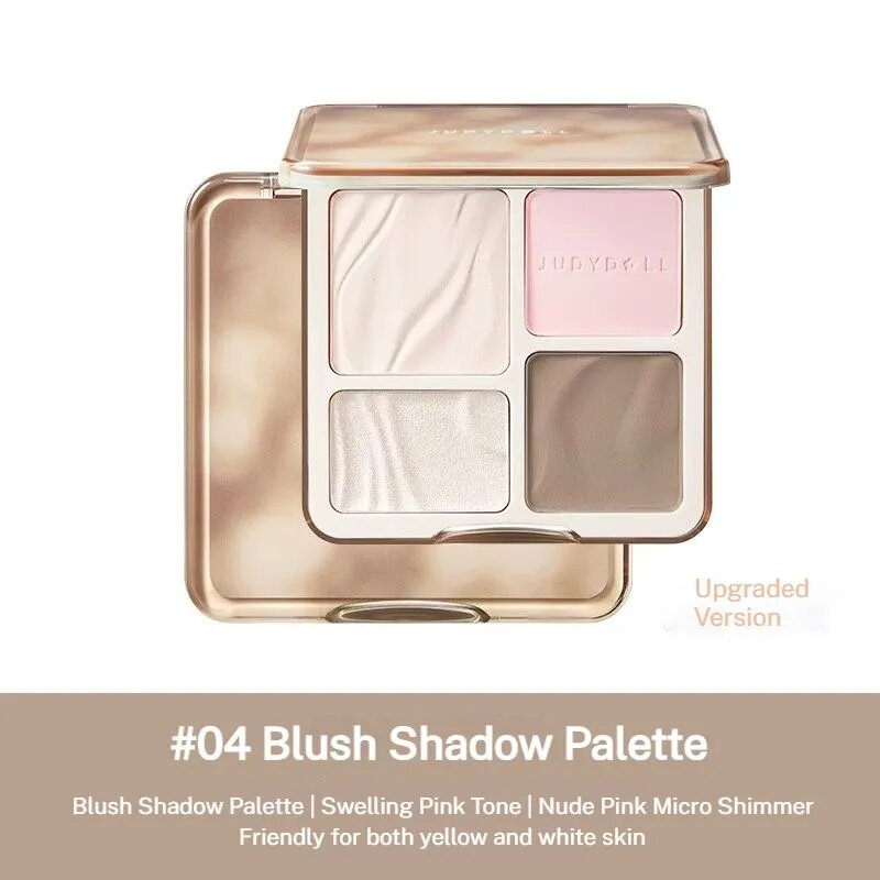 JUDYDOLL Highlight & Contour Palette Натуральная стойкая водостойкая палитра 9 г
