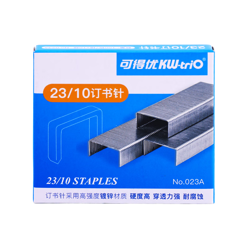 KW-Trio 23/10 Прочный скрепер для бумаги 5 упаковок 70 страниц Прочность и устойчивость к коррозии для офиса