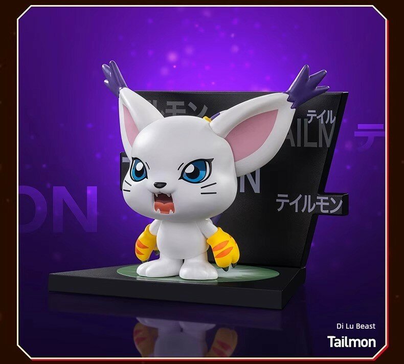Pop Mart Digimon Дигимон Дроид-зверь Слепой Бокс Фигурка Коллекционная Игрушка Нераспечатанная Запечатанная Одна Штука
