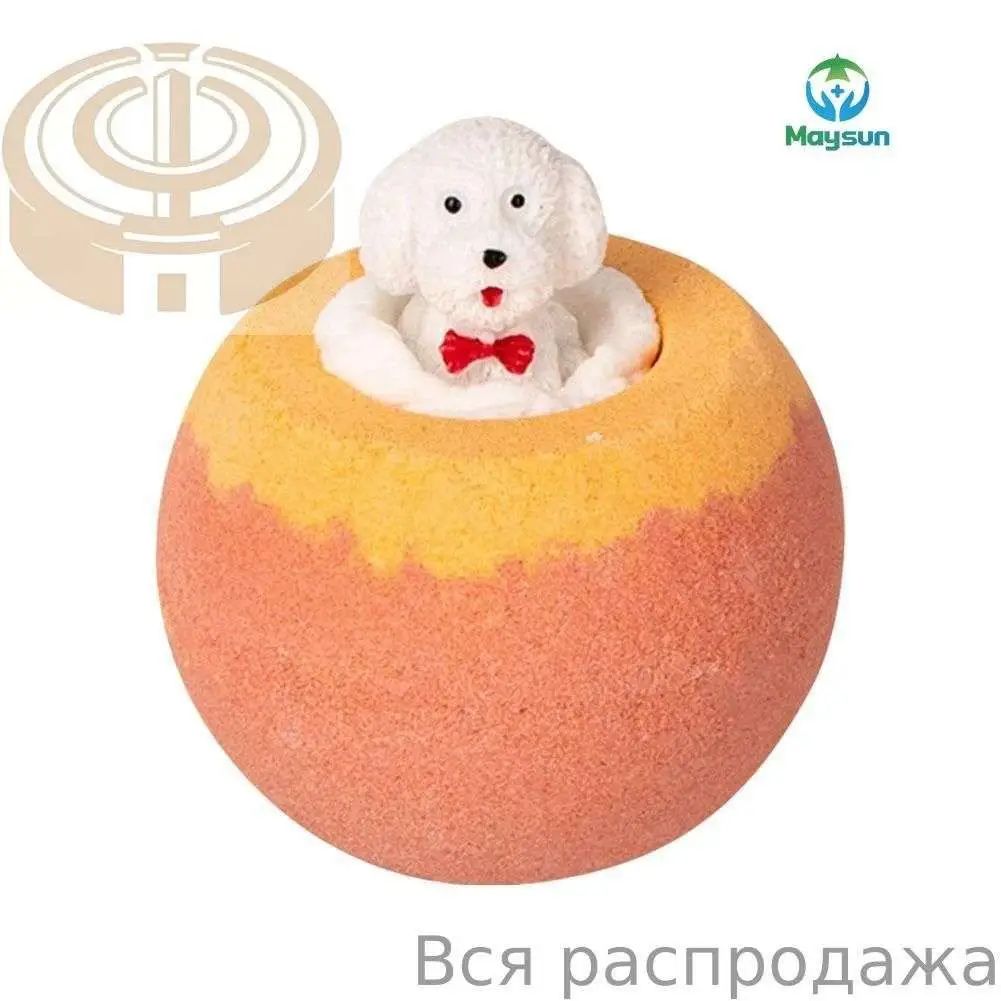 Бомбочки для ванны с игрушками, детский подарочный набор бурлящих шаров с морской солью и эффектом пены для в