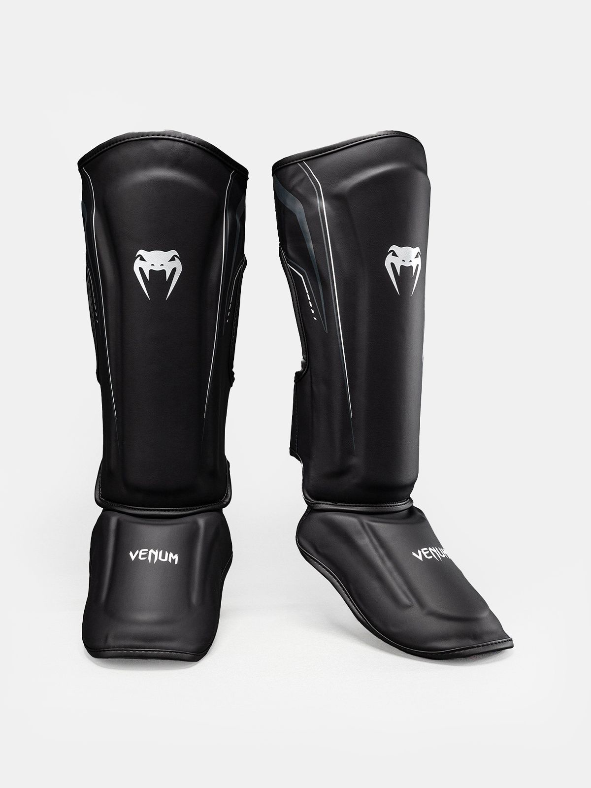 Щитки Venum Impact Streamline Black/White (XL)