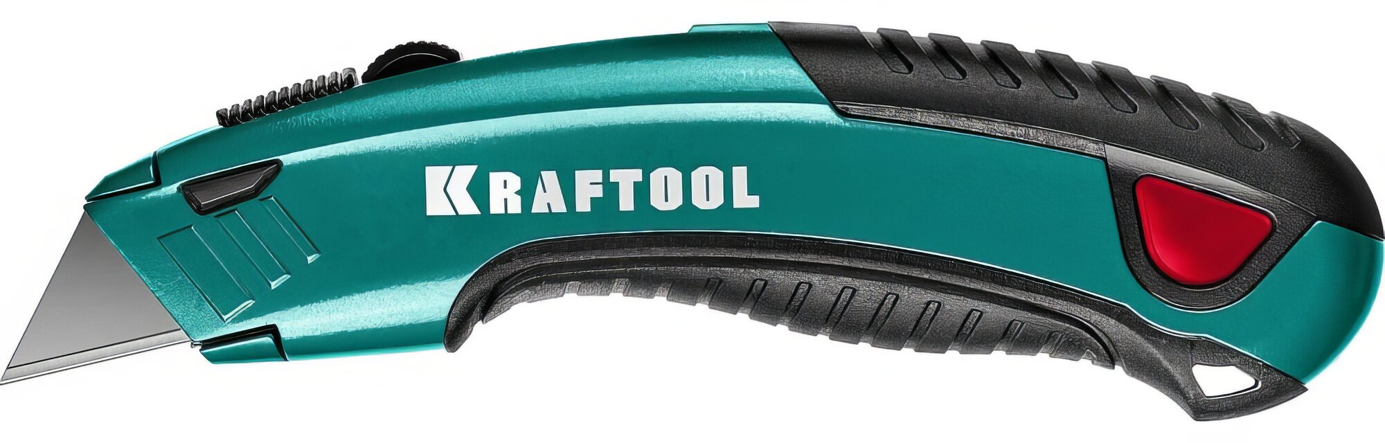 Универсальный нож с автостопом KRAFTOOL Grand-24 2 трап. лезвия А24 09241_z02