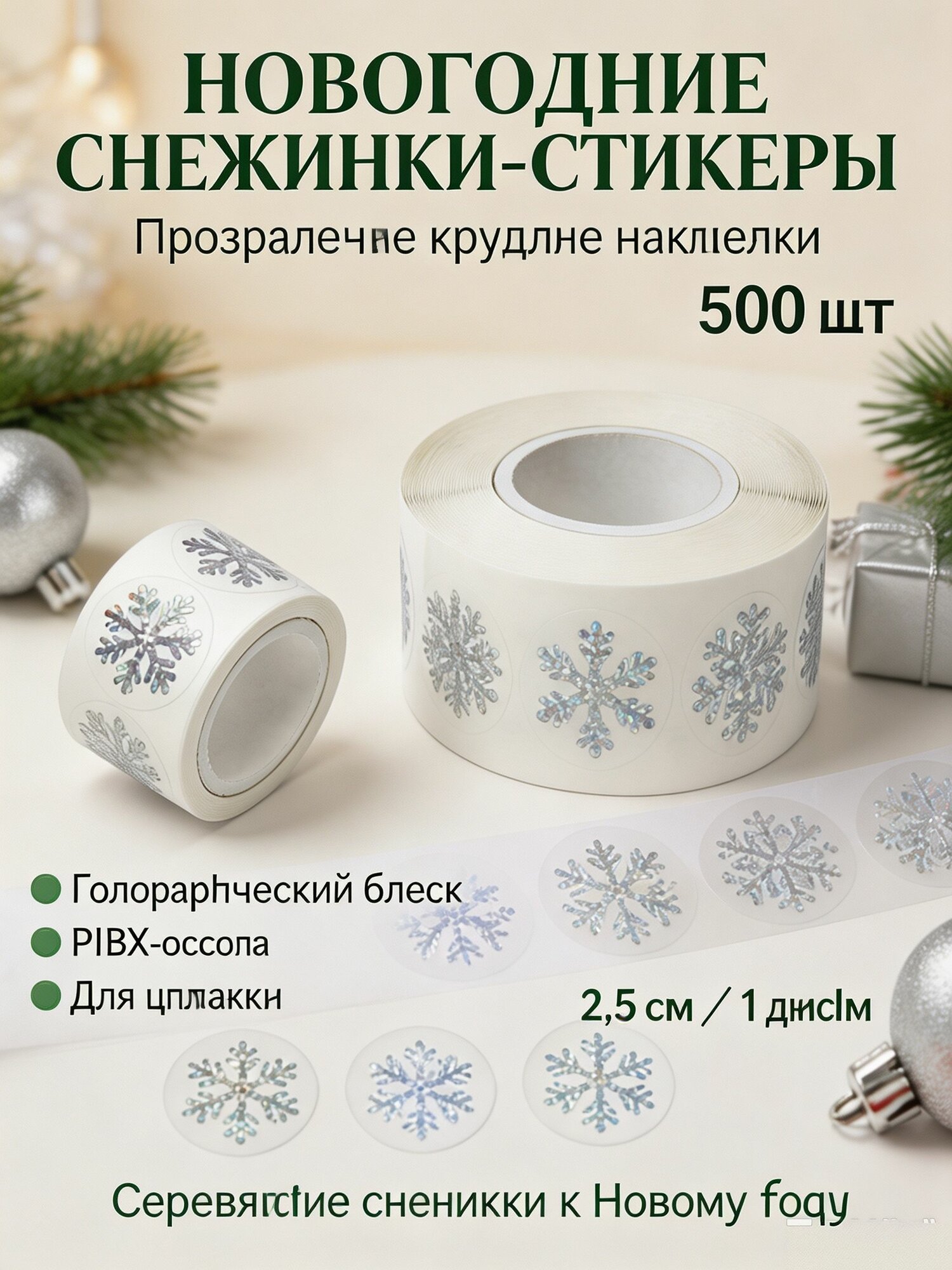 Venson Декупажная карта, листов: 500, Артикул: 5563504266, Цвет: Серебристый