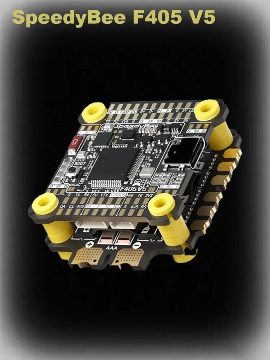 SpeedBee F405 V5 F405 V5 55AПолетный контроллер, черный, F405 V5
