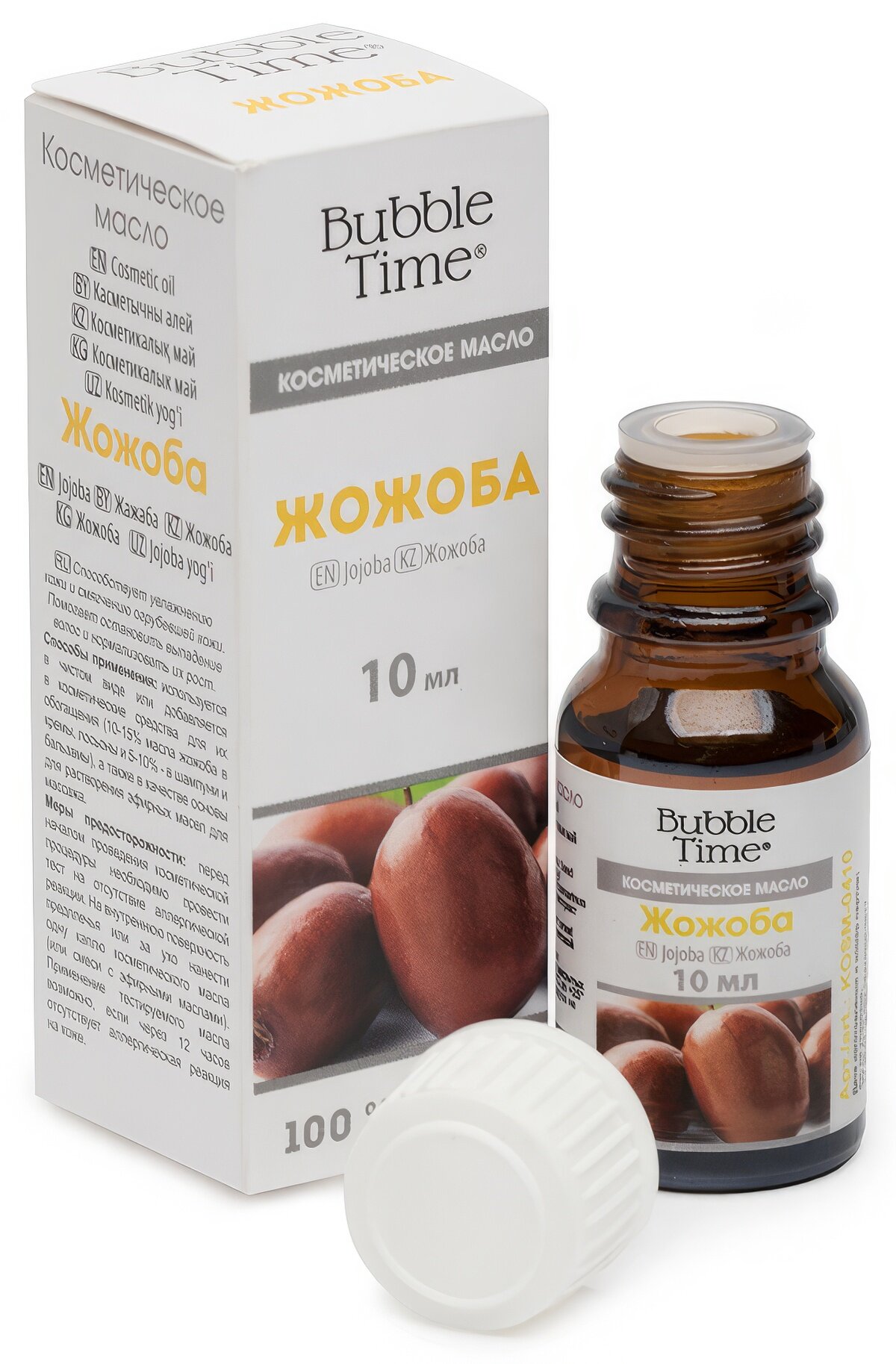 BUBBLE TIME Косметическое масло Жожоба KOSM-0410 10 мл
