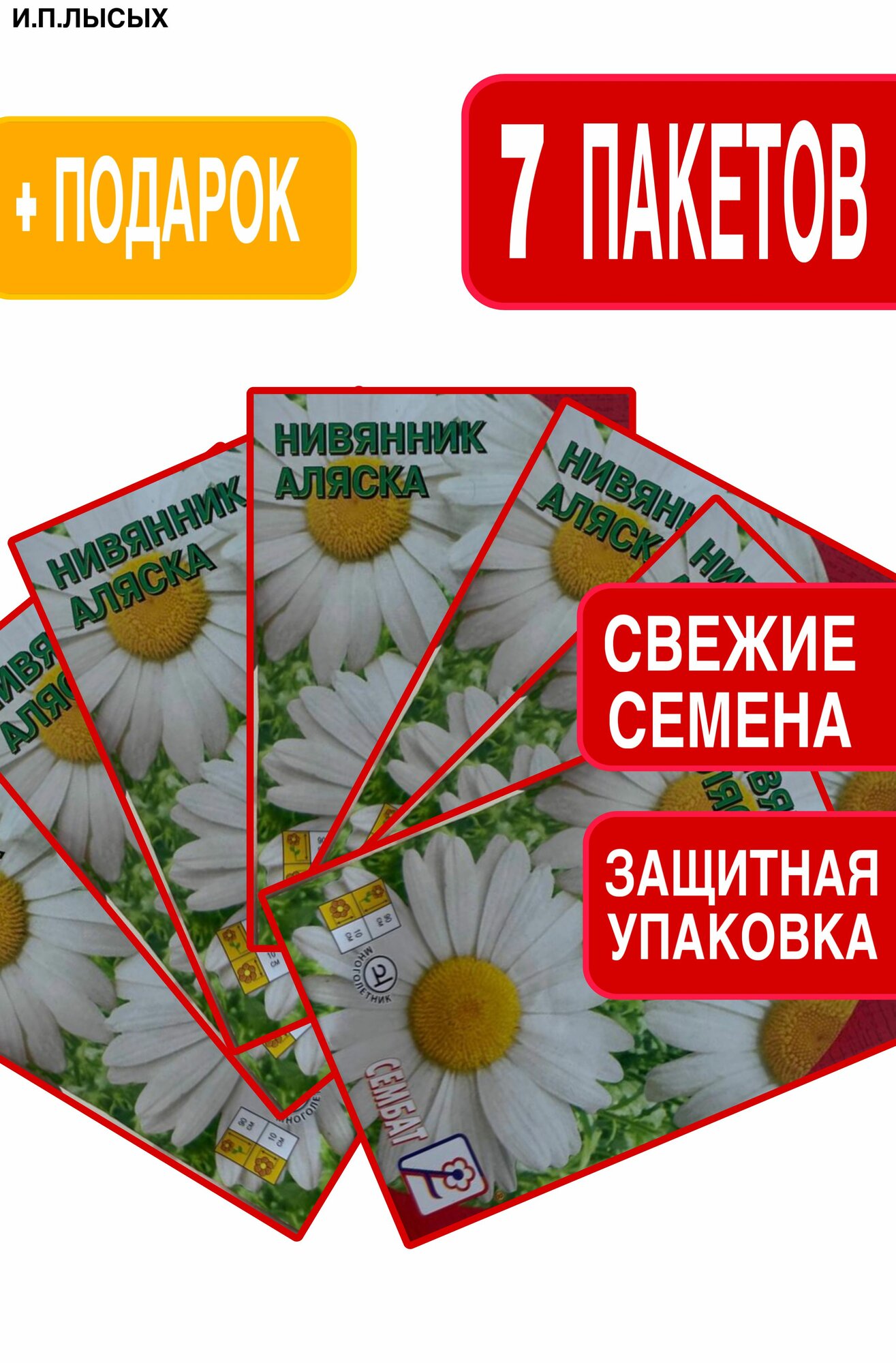 Семена Ромашка "Нивянник Аляска"
