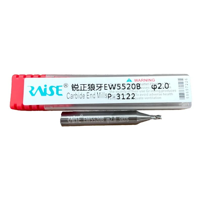 Фрезы твердосплавные Raise 1.5/2/2.5 мм 95° для слесарных работ Raise 2.0mm EW5520B