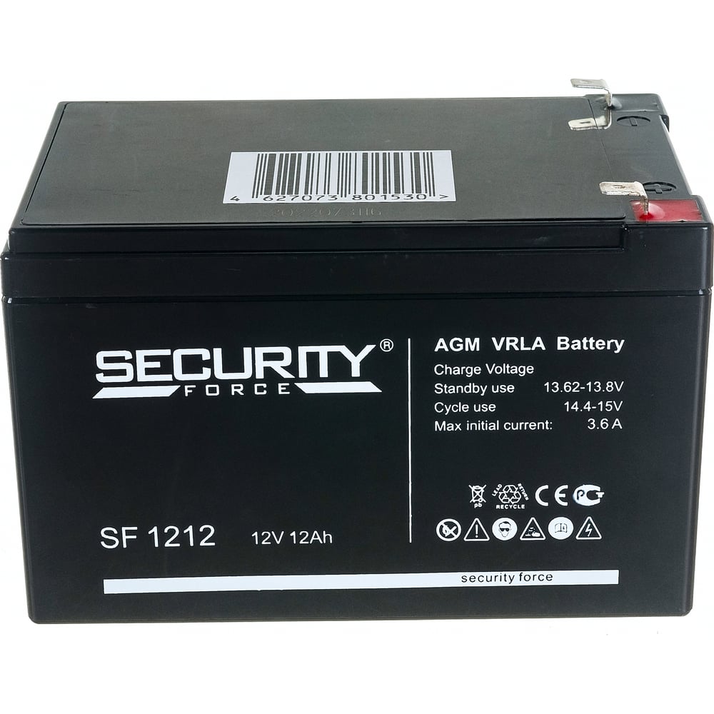 Батарея аккумуляторная Security Force SF 1212