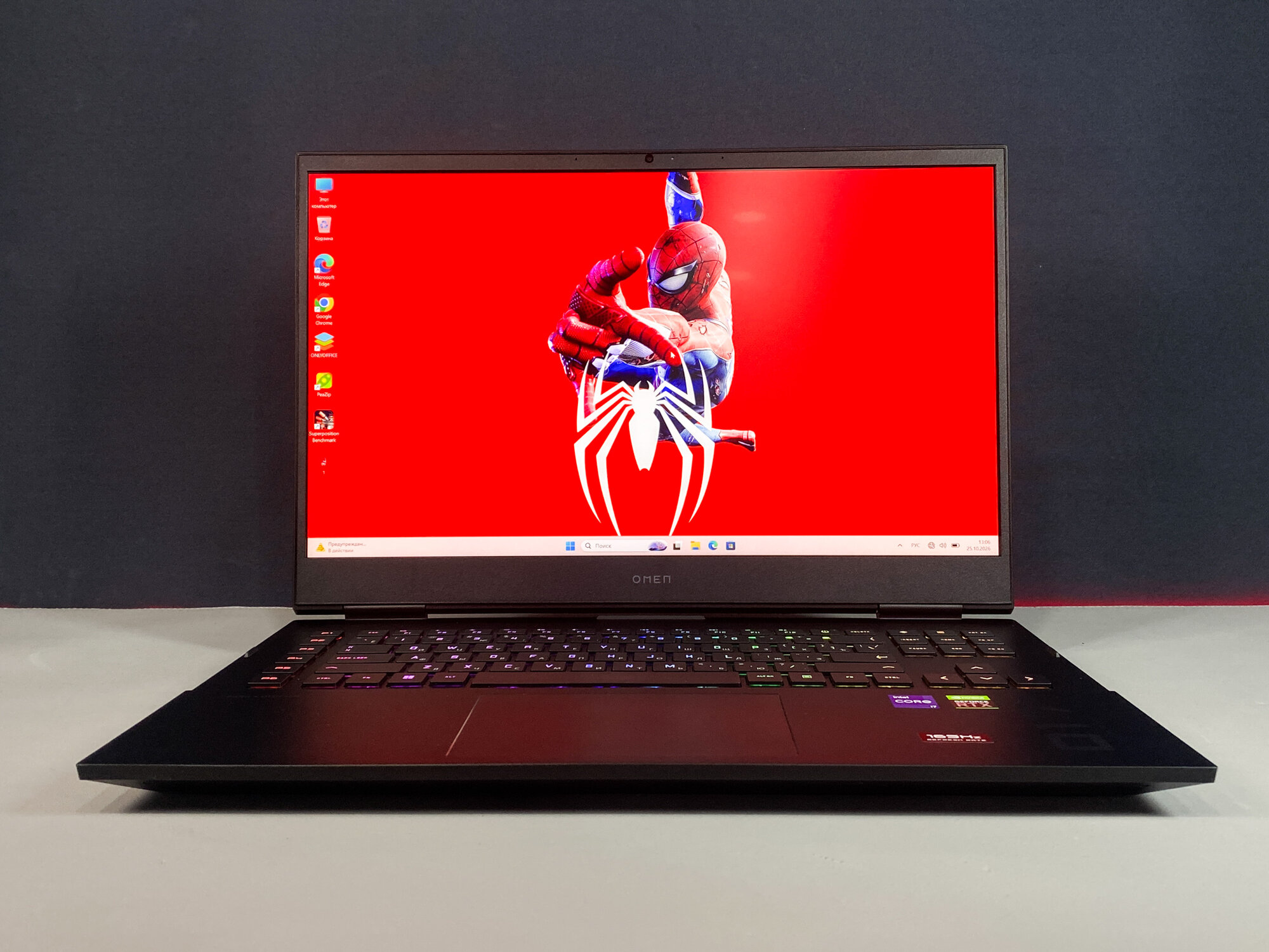 Ноутбук HP Omen 17.3"2K165Hz/Intel Core i7-11800H 8/16*1.90-4.60GHz/RTX3080-16Gb/32Gb/SSD1Tb