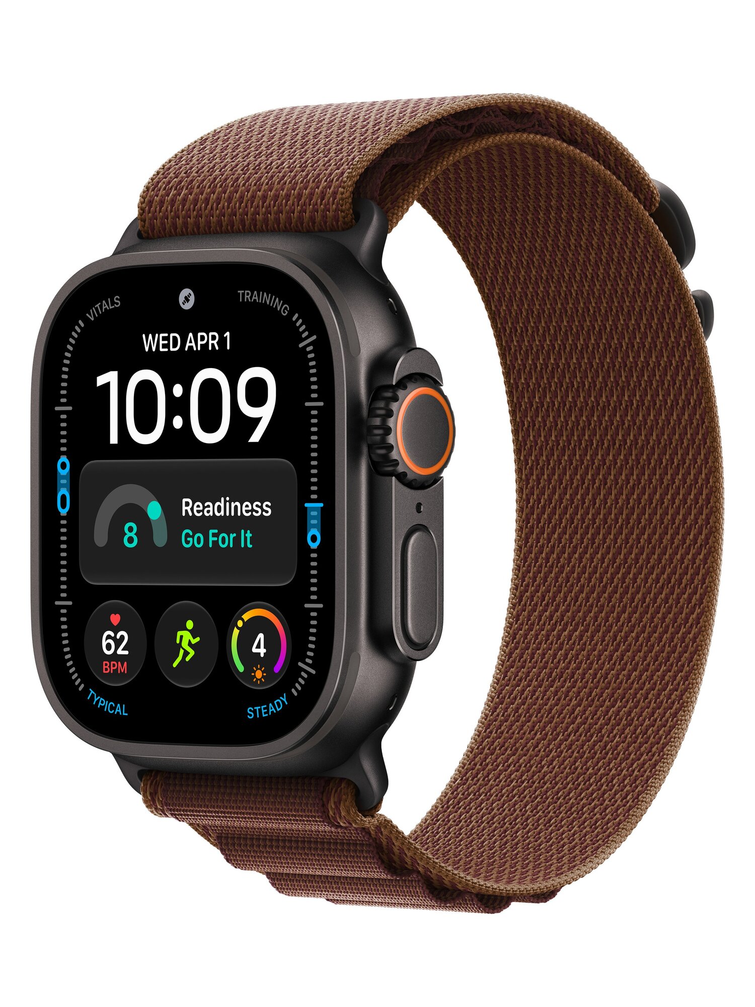 Умные часы Apple Watch Ultra 4 49 мм GPS + Cellular, Black/Burgundy Alpine Loop, Ti M