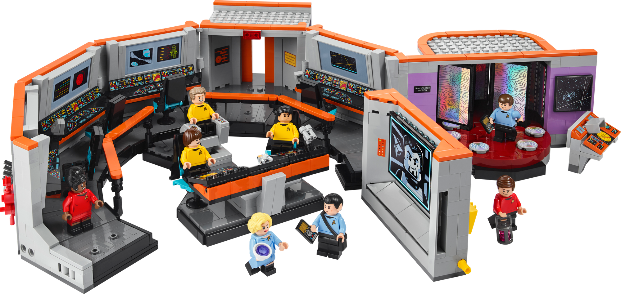 Конструктор LEGO Icons 11385 Star Trek: мостик Enterprise NCC-1701
