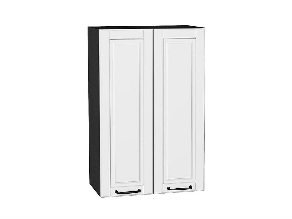 VVT Шкаф верхний с 2-мя дверцами Дублин Graphite, Special White, 920, 600 В*Ш*Г 920*600*318, фасад МДФ Special White, корпус Graphite Special White