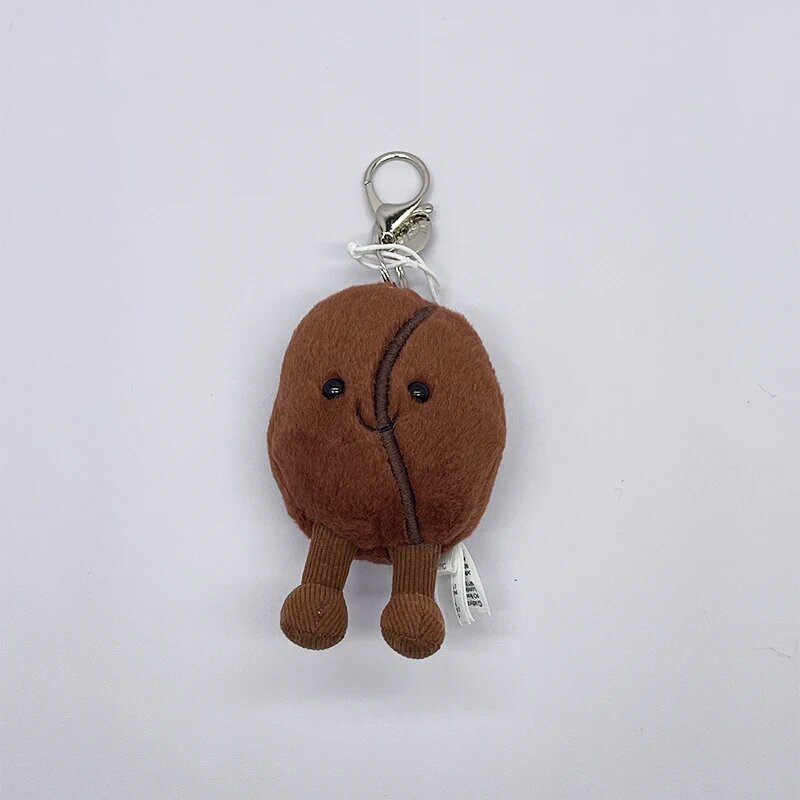 JELLYCAT Брелок-игрушка Кофе Бин, коричневый