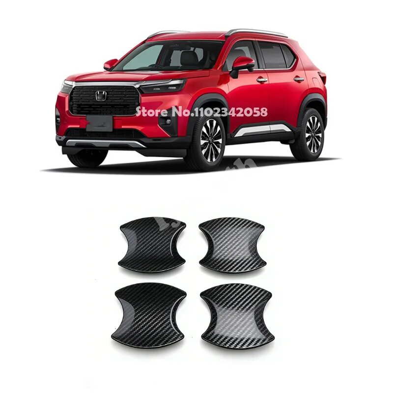 Для HONDA WR-V WRV DG5 серии 2024 2025 ABS дверная ручка из АБС-пластика, дверная door bowl carbon A